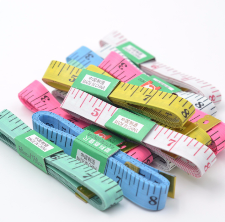 Meteran Baju / Meteran Pita 150cm / Alat Pengukur Ukur Badan Kain ...