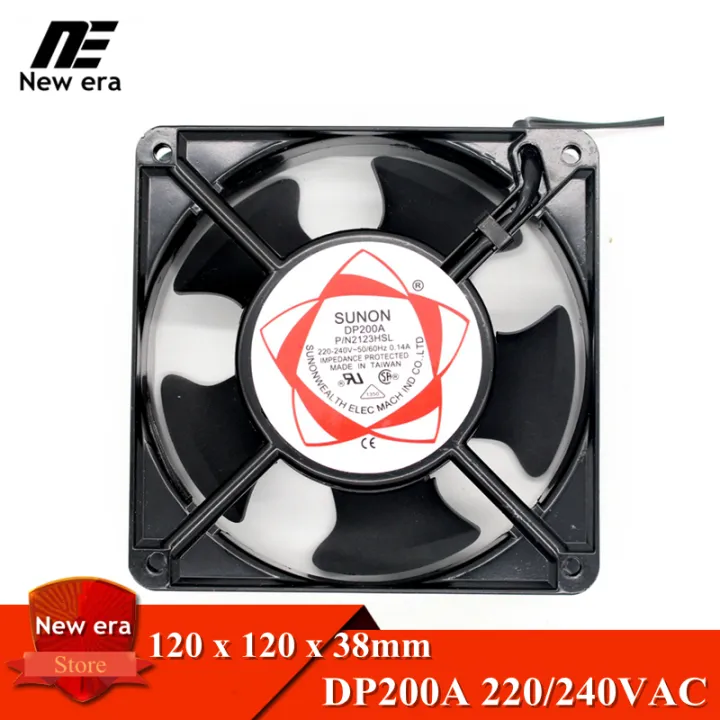 1Pc SUNON Exhaust Fan Blower Fan DP200A 2123HSL/HBL 12038 220/240VAC 0.14A 120mm x 120mm x 38mm ...