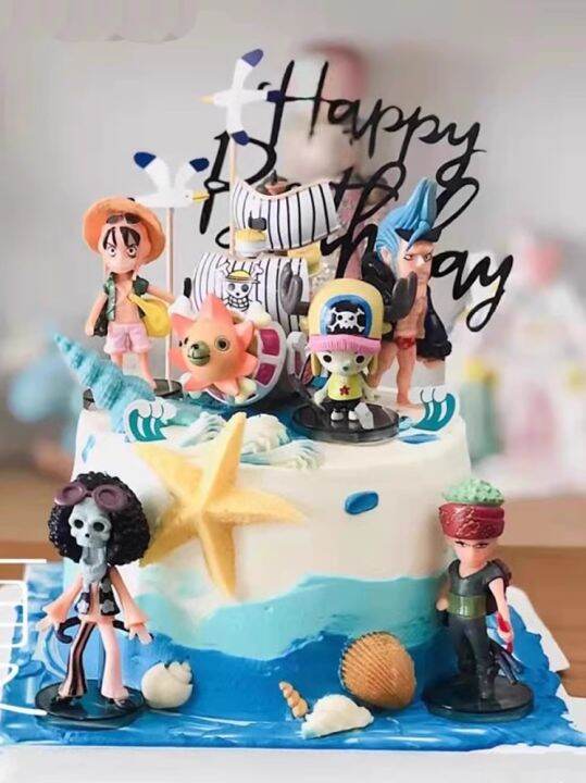 One Piece Luffy Cake Toppers / Figurines Set | Lazada Singapore