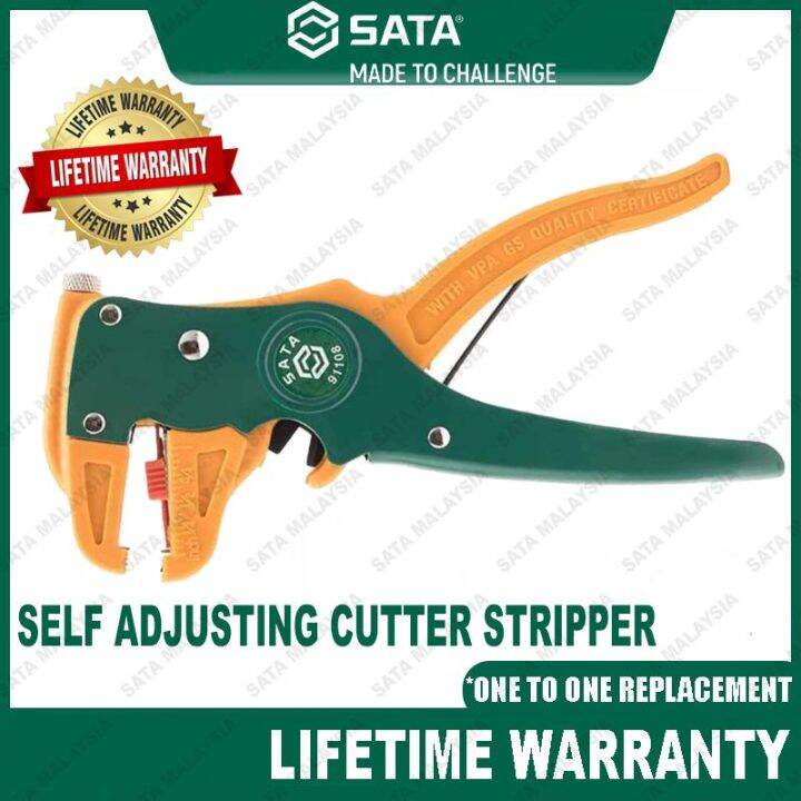 SATA Self Adjusting Cutter Stripper 6.5" CR-V Cutter Wire Cutter ...