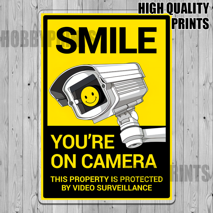 Laminated Signages | CCTV Surveillance | Signage | Sign Boards | Lazada PH