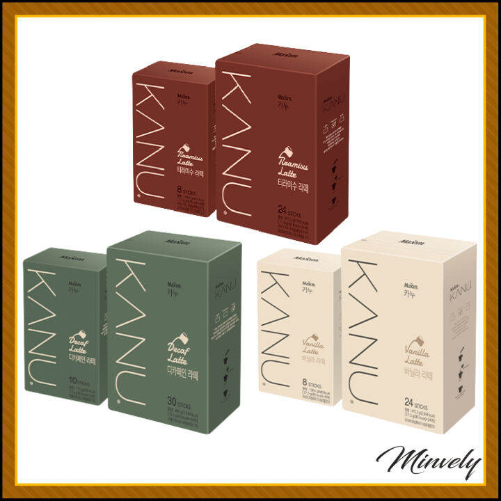 [Maxim] KANU Latte Series Instant Coffee - KANU Latte Stick Coffee ...