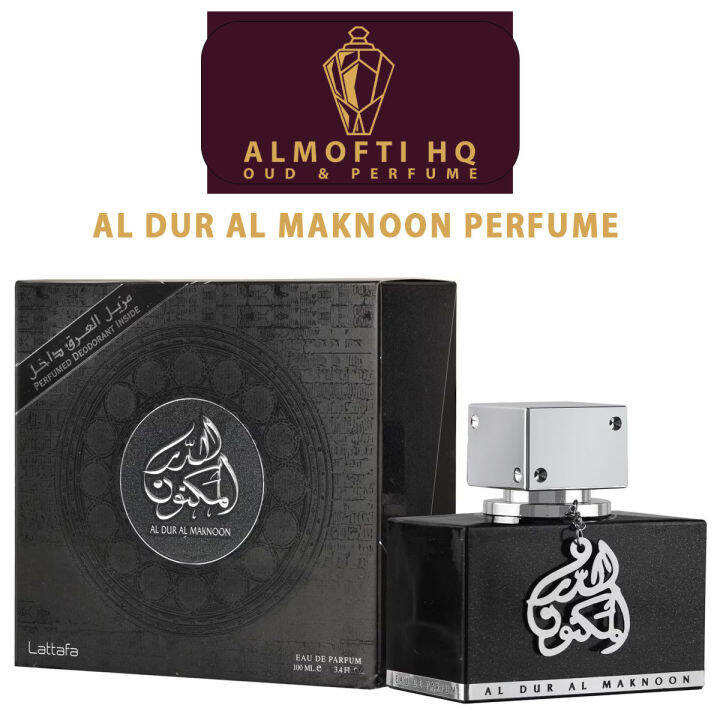 Al Dur Al Maknoon Perfume Dubai Lattafa Men 100ml | Lazada