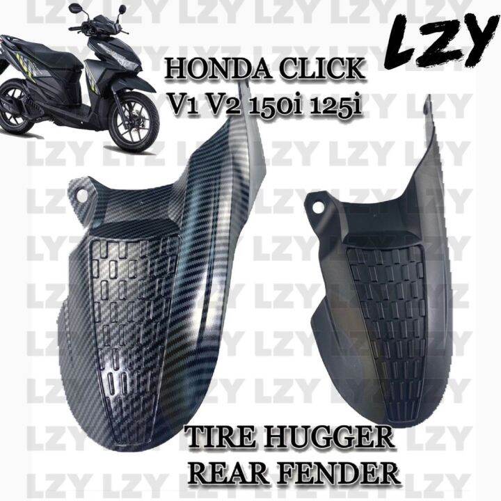 moto Motorcycle Honda Click 125i 150i V1 V2 Rear Fender Tire Hugger ...