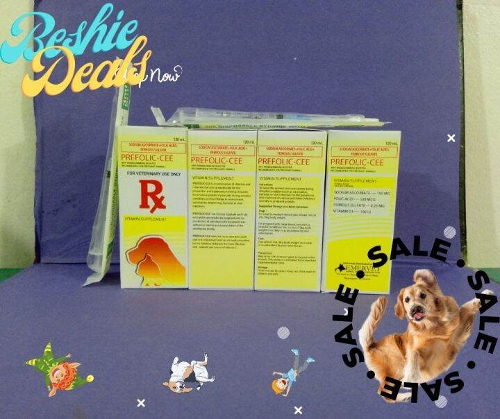 PREFOLIC-CEE (Sodium Ascorbate + Folic Acid + Ferrous Sulfate) 120ml ...