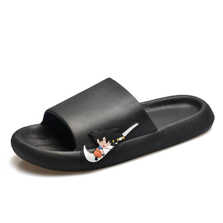 HomeJade Men's Son-Go-Ku Korean Rubber Sandals 4CM THICK Sole Slides ...