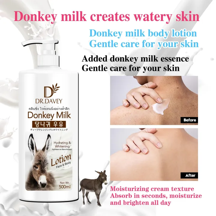 ORIGINAL DONKEY MILK FACE BODY AND LOTION 500ML | Lazada PH