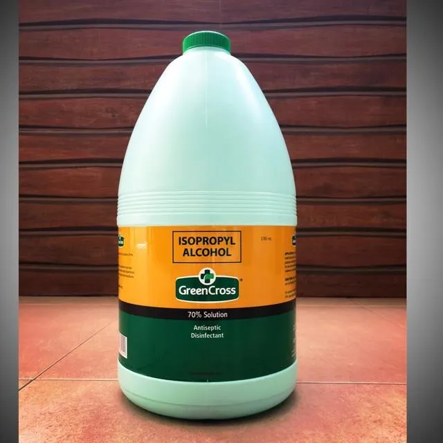 HOT SALE SPOT GREEN CROSS 70 ISOPROPYL ALCOHOL ORIGINAL 1 GALLON ...