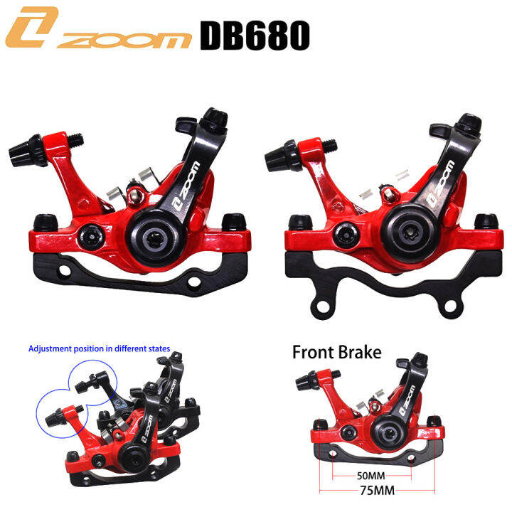 ZOOM hydraulic Disc Brake DB680 Brake Caliper MTB Bike Hydraulic Disc ...