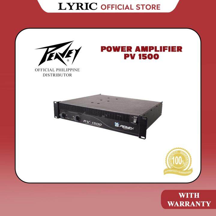 Peavey Power Amplifier PV 1500 2x500w 4 ohms | Lazada PH