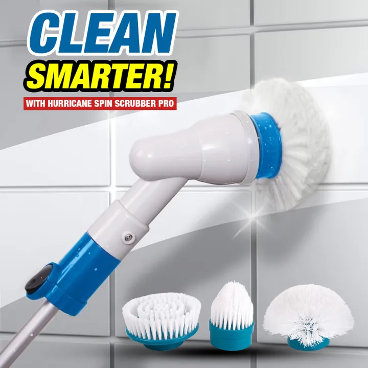 Automatic Hurricane Turbo Scrubber and Rechargeable Cleaning Spin Brush ...