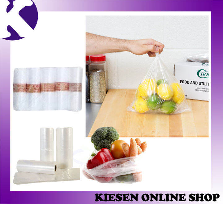 PLASTIC ROLL HD Rolled Plastic Labo Multi-Purpose Bag (Fresh Produce ...