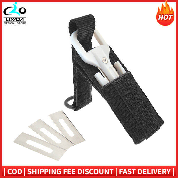 Diving Cut-ter with Storage Pouch High Safety Fishing Net Line Cut-ter ...