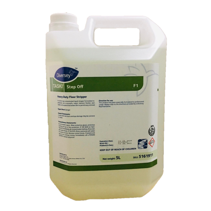 Step Off (Diversey) 5 liters (Dilutable Floor Stripper) | Lazada PH