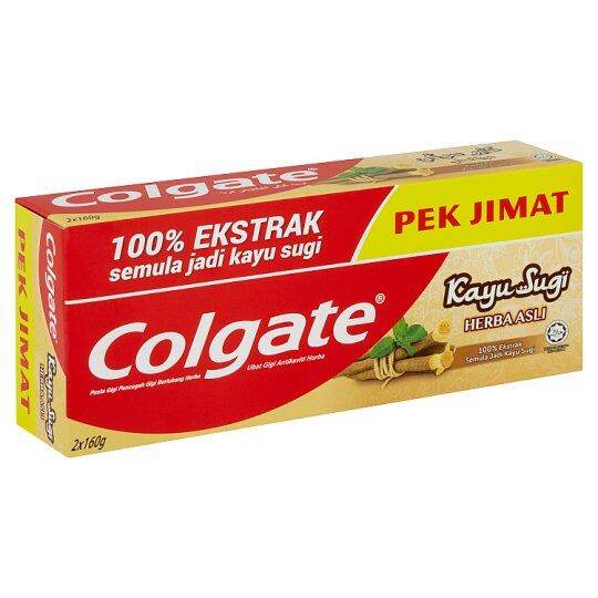 Colgate Kayu Sugi ToothPaste Super Valuepack 160gx2 | Lazada