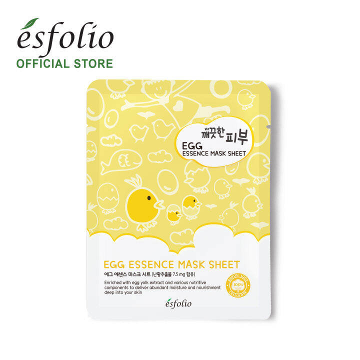 Esfolio Pure Skin Egg Essence Mask Sheet | Lazada PH