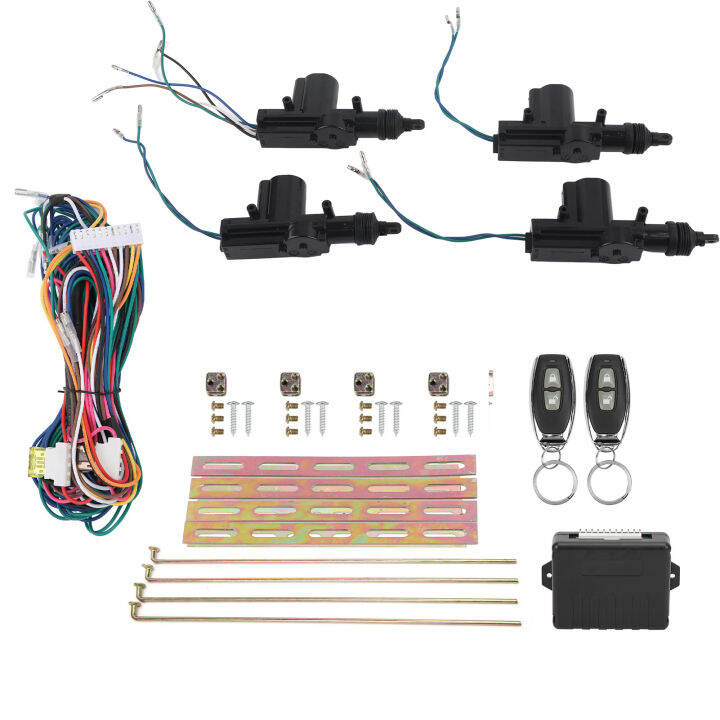 Central Lock Kit รีโมทคอนโทรลระบบ Keyless Entry 12V พร้อมไฟ LED พร้อม2 ...
