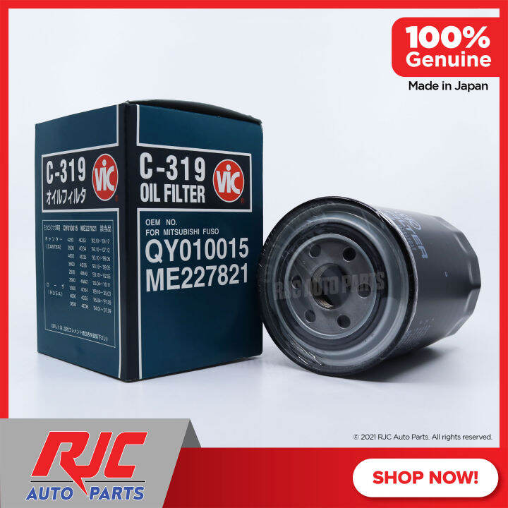 Vic Oil Filter C-319 For Mitsubishi Pajero Field Master, Montero Sport ...