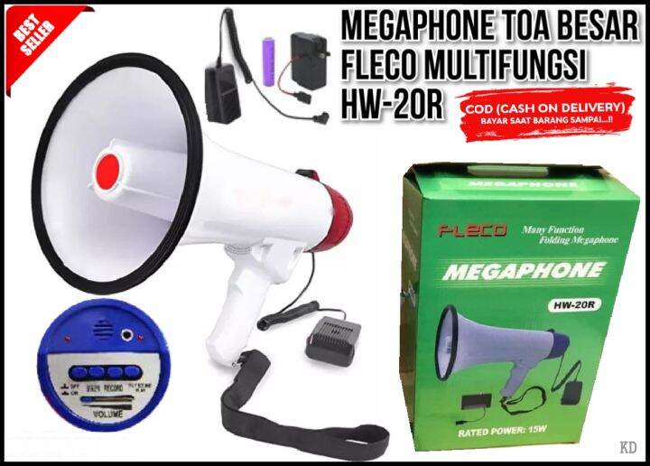 Toa Megaphone atau Toa Besar Fleco Multifungsi HW-20R/Toa Fleco Murah ...