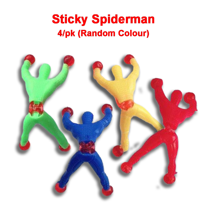 IsALifestyle Sticky Spider Man Kids Children`s Toys Climbing Wall ...