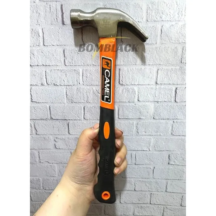 Palu Kambing 16 oz CAMEL Claw Hammer Gagang Karet Martil Cungkil Paku ...