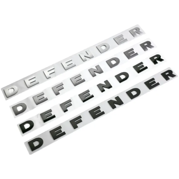 Bonnet logo Letter sticker Hood emblem for Land rover DEFENDER Front ...