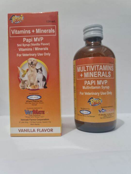 Papi MVP Multivitamins 120mL for dogs and cats | Lazada PH