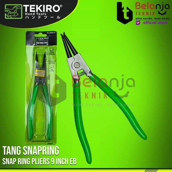 Tekiro Tang Snap Ring EB 9 Inch Tang Spi Bengkok Buka 9" Tang Sepi ...