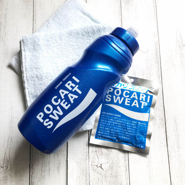 Otsuka Pocari Sweat Powder 74g + Bottle(1L size) set Made in Japan ...