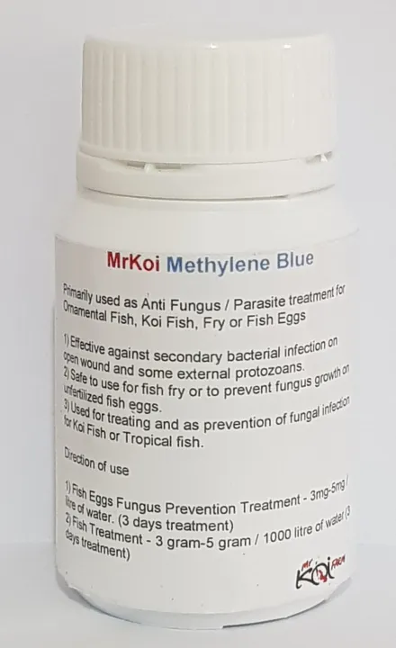 Methylene Blue (100% Original Japan - 50gram Repack) For Anti Fungus / Parasite For Koi Fish ...