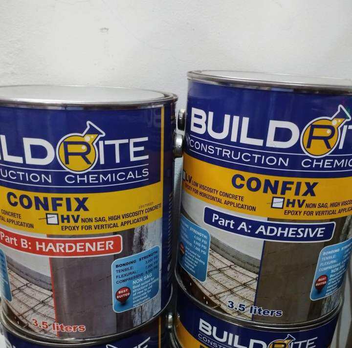 Buildrite Confix HV High Viscosity Concrete Epoxy Gallon Set A & B | Lazada PH