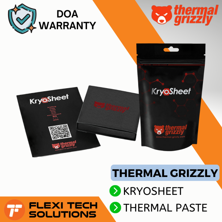 Flexi Tech THERMAL GRIZZLY KryoSheet High Performance Thermal Paste | Lazada