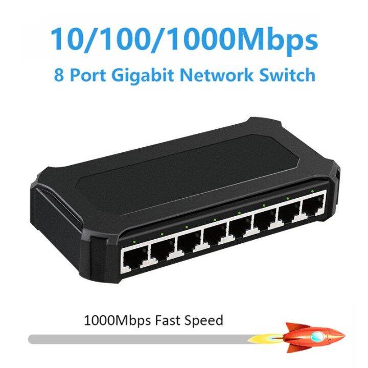 [Hot K] 5 Port 8 Port 1000Mbps Gigabit Network Switch Ethernet Smart ...