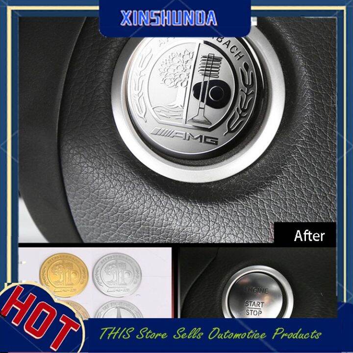 XSD Car Key Sticker One-click Star Button Multimedia Button Emblem ...