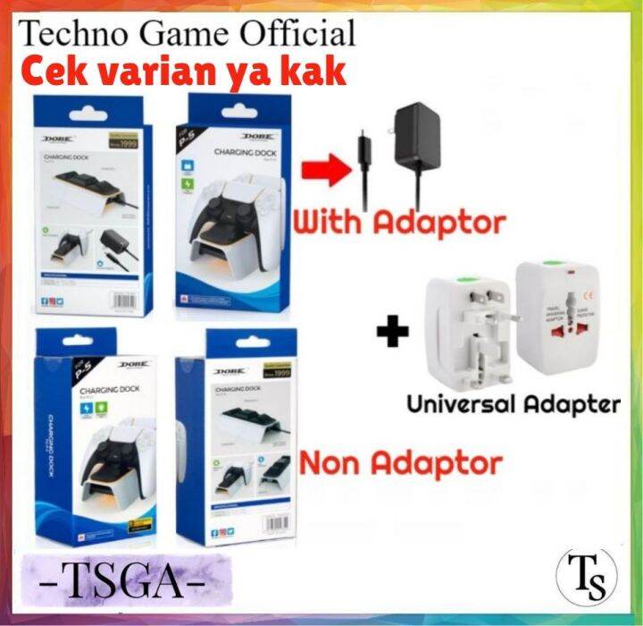 Dobe Charging dock For PS 5 - Dobe Fast Charging dock Stik TP5 0521B | Lazada Indonesia