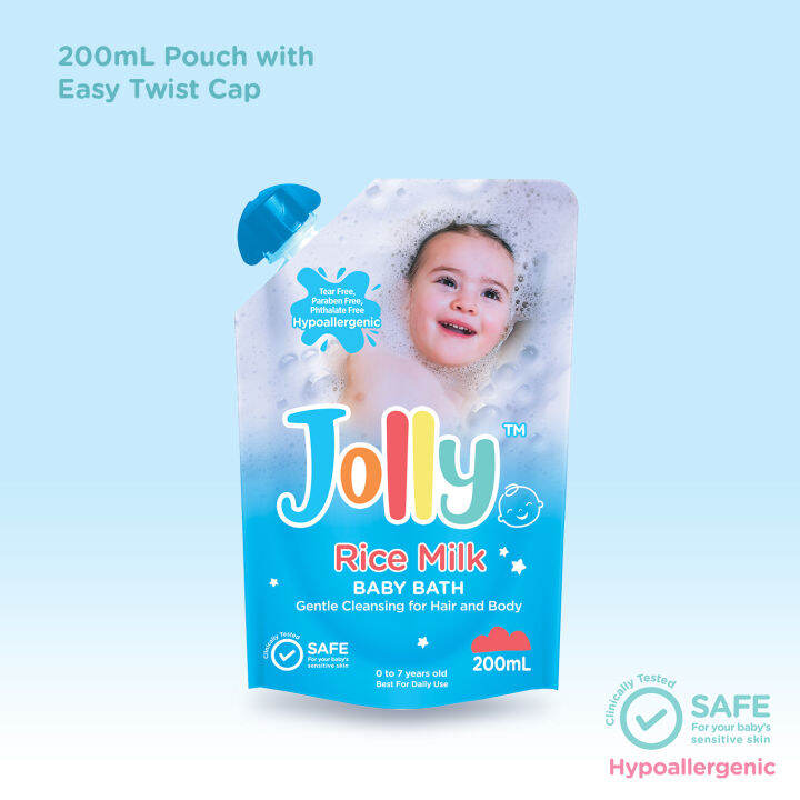 Jolly Baby Bath - Rice Milk 200ml | Lazada PH