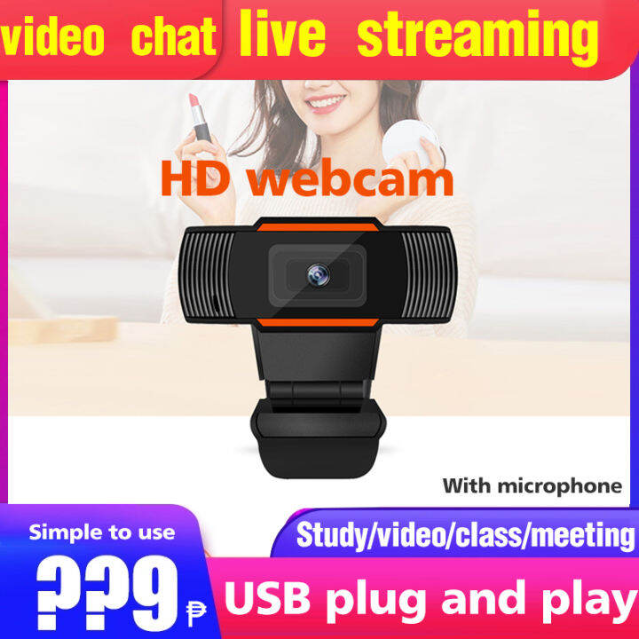 USB Webcam HD 1080P PC Camera with Dual Microphone MIC Auto Focus for ...