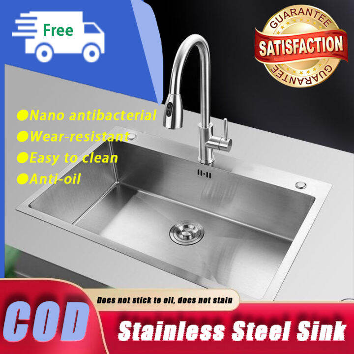 Kitchen sink 304 stainless steel sink 3.0MM thickness kitchen sink ...