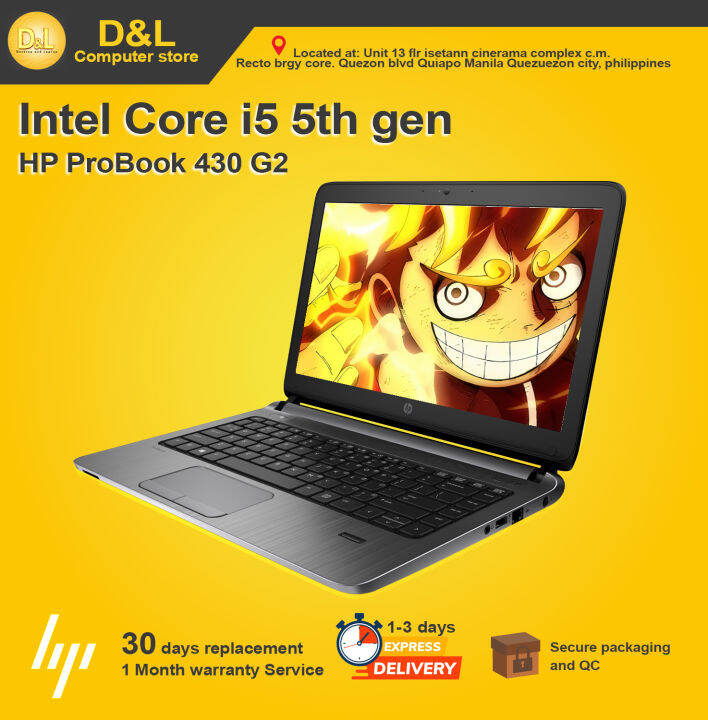 Laptop HP ProBook 430 G2 Intel Core i5 5th gen | 8GB | 120GB SSD | Camera HD I〖REFURBISHED ...