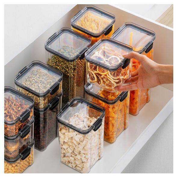 Food Storage Container Plastic Kitchen Refrigerator Noodle Box ...