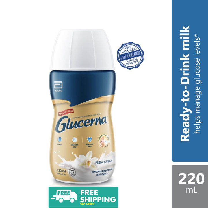 Alpro Pharmacy Glucerna Vanilla 220ml Ready to Drink | Diabetes ...