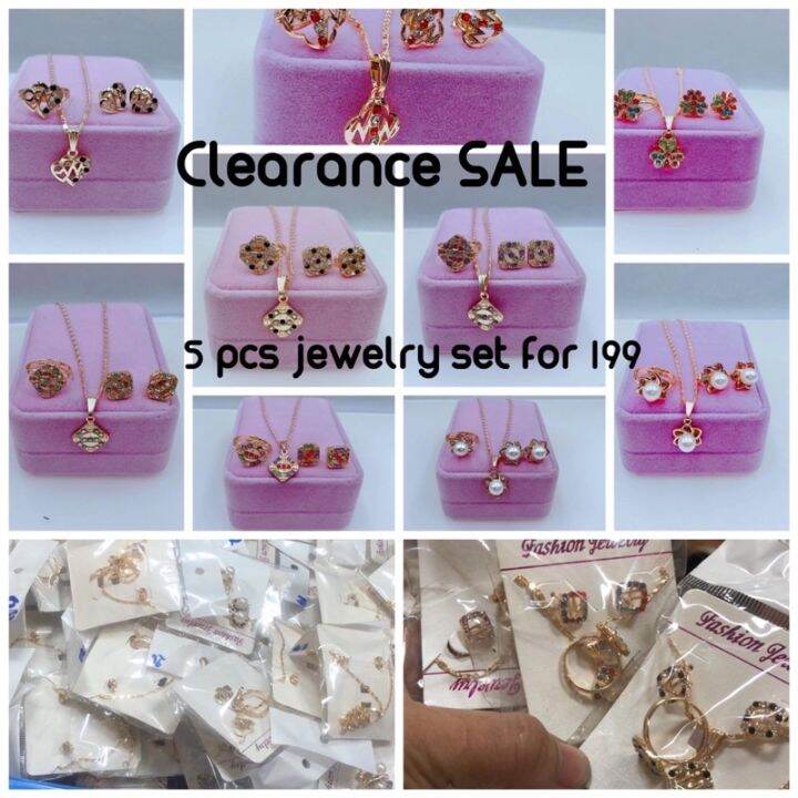 ZIHANG JEWELRY 18K Gold Plated 3in1 with adjustable ring jewelry set ...