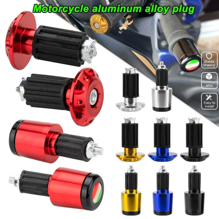 HANDLE BAR PLUG WEIGHT SLIDER UNIVERSAL CNC handle Bar End Alloy FOR ...