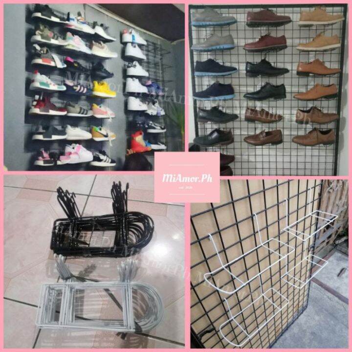 [SINGLE] SHOE RACK DISPLAY WIRE MESH SHOE RACK (SOLD BY 10PCS) | Lazada PH