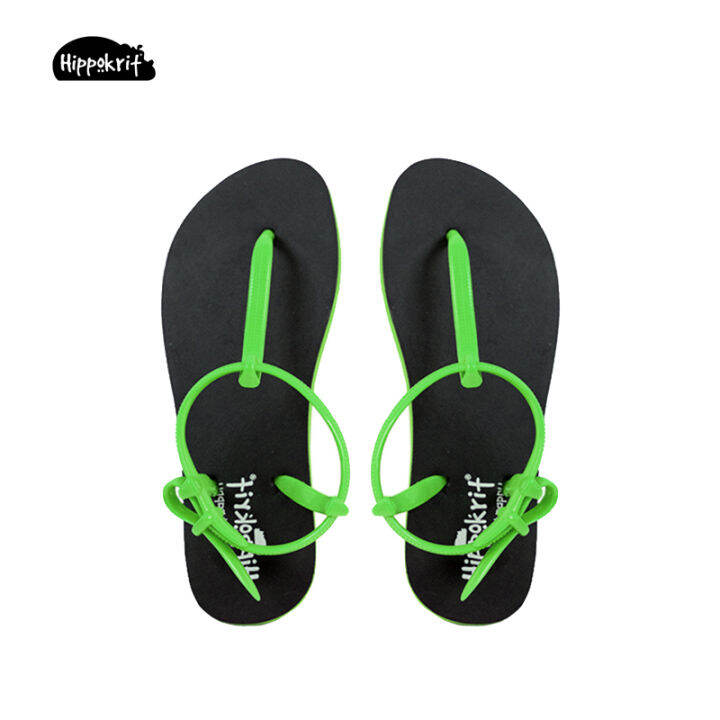Sandal Hippokrit Strappy Original Untuk Wanita - Hijau | Lazada Indonesia