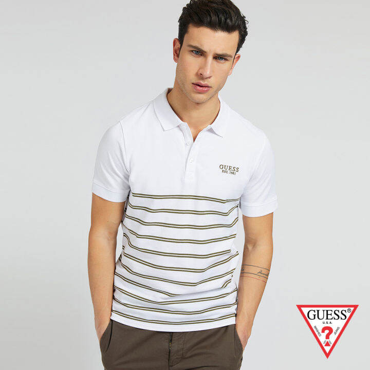 GUESS Cymbeline Ss Polo Shirt New Men T-Shirt Top Tee | Lazada PH