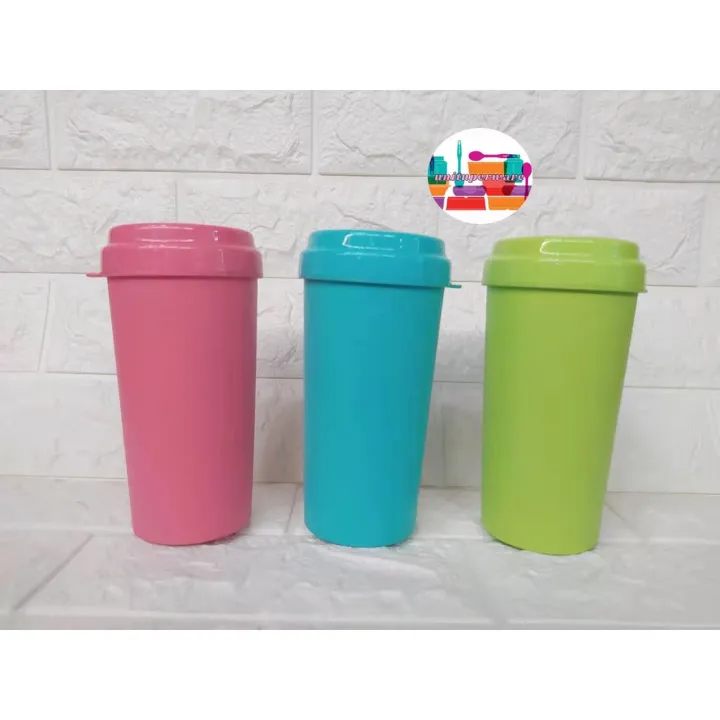 Selling Plastic Tumbler-Baso with Cover Pink Green Blue | Lazada PH