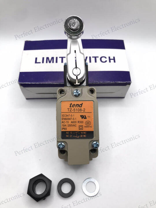 TZ-5108-2 Tend Limit Switch มีล้อ รุ่นอย่างดี (รับประกันสินค้า 1 เดือน) กันน้ำ / ฝุ่น มาตรฐาน ...