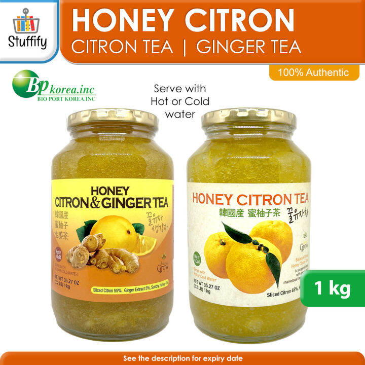 ORIGINAL Honey Citron Tea | Ginger Tea 1kg, 100% Authentic, Served with ...