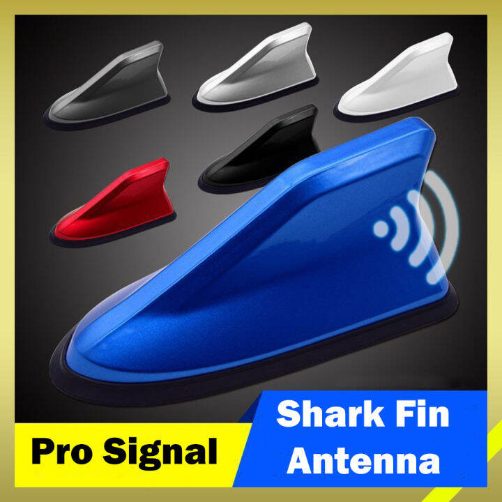 Shark Fin Antenna Car Roof Radio FM Signal Universal Carbon Fibre Axia ...